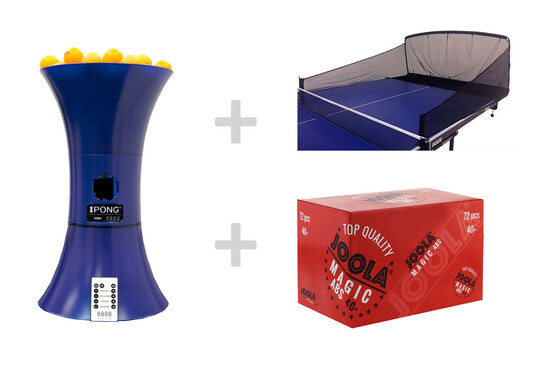 IPONG V300 Bundle - with Catch Net and 100 Balls - Megaspin.net